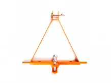 Triangle drawbar for compact tractors